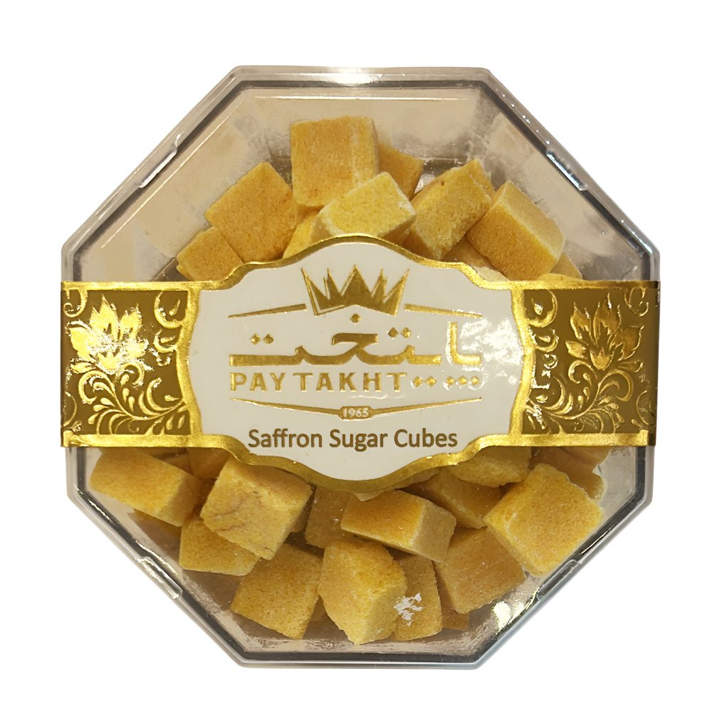Paytakht Saffron Sugar Cubes 300g – أنية المنزل