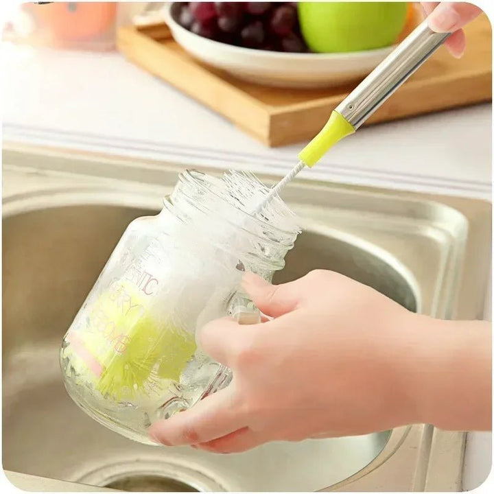 Baby Bottle Cleaning Brush with Stainless Steel Handle – آنية المنزل ...